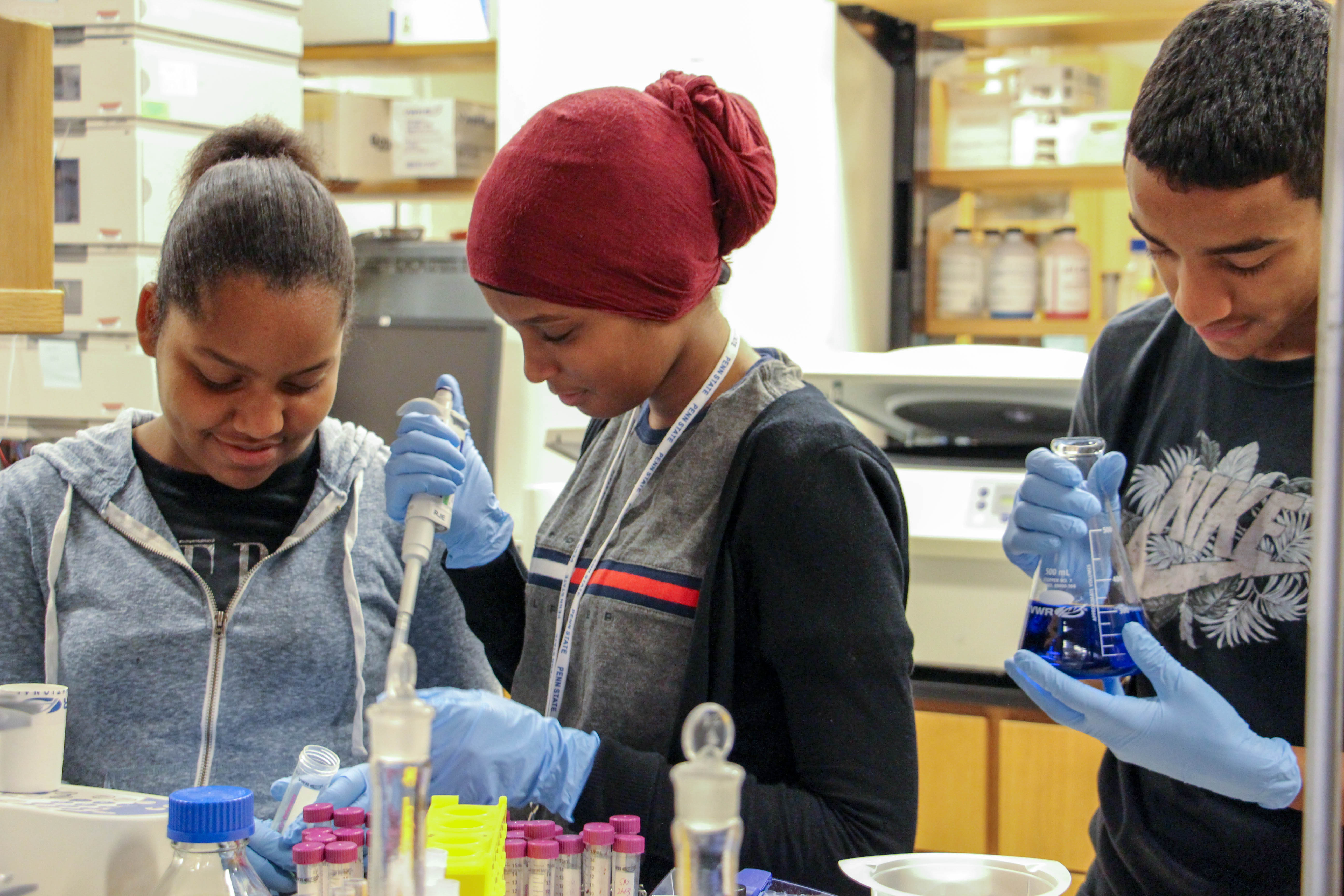 Upward Bound Math and Science students complete summer chocolate project | Penn State University
